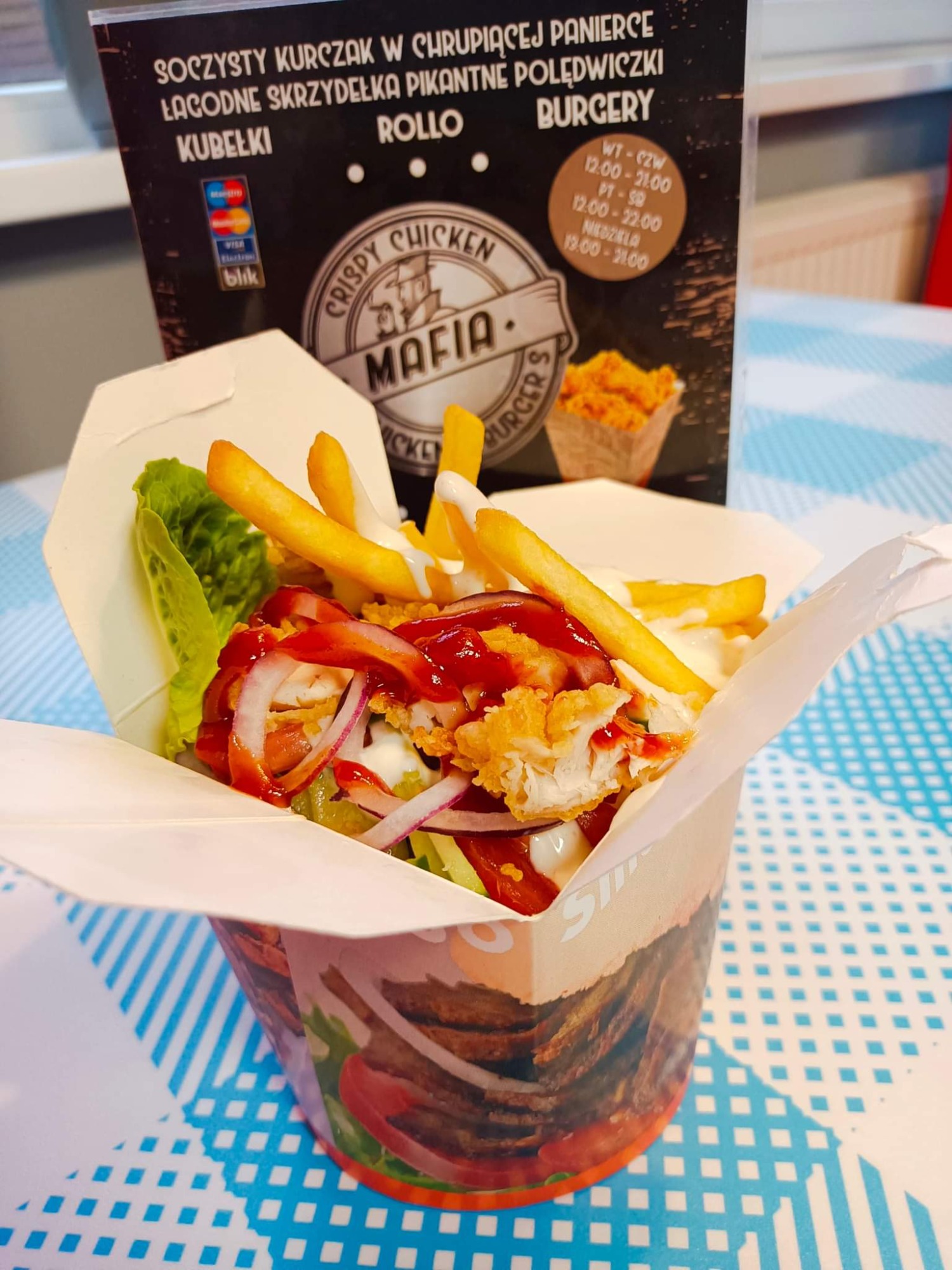 Crispy Chicken MAFIA - Zamów i zapłać online - Crispy Chicken MAFIA